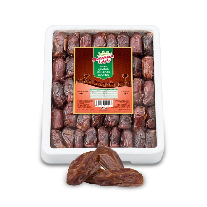 Buy Bayara Dates Khudri Tray 1kg Online in Dubai, Sharjah, Abu Dhabi ...