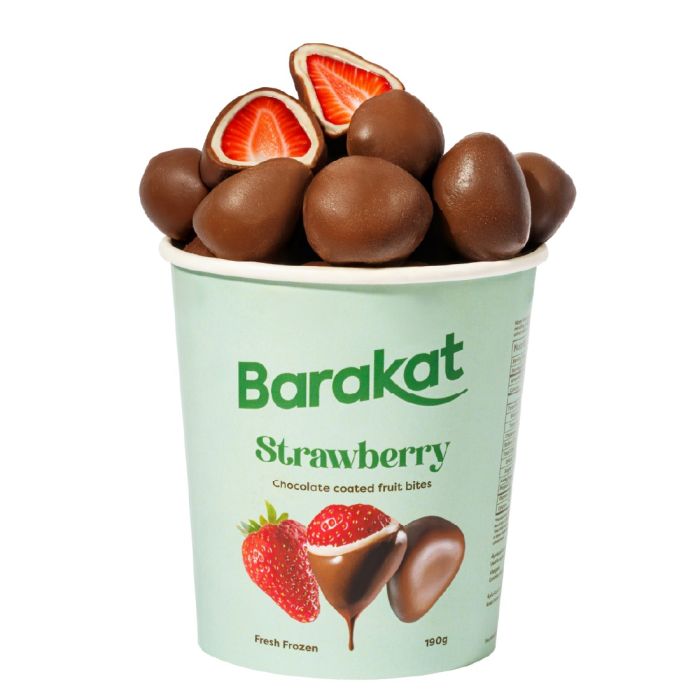 Strawberry Chocolate Coated Fruit Bites 190g
